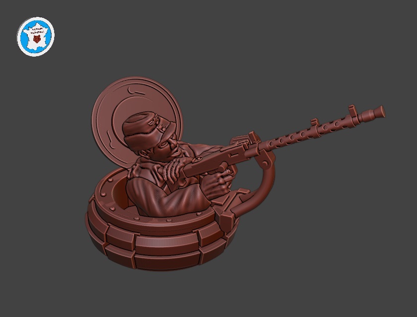 Shooting crew + cupola for Panzer IV Ausf H by Arvernes Miniatures ...
