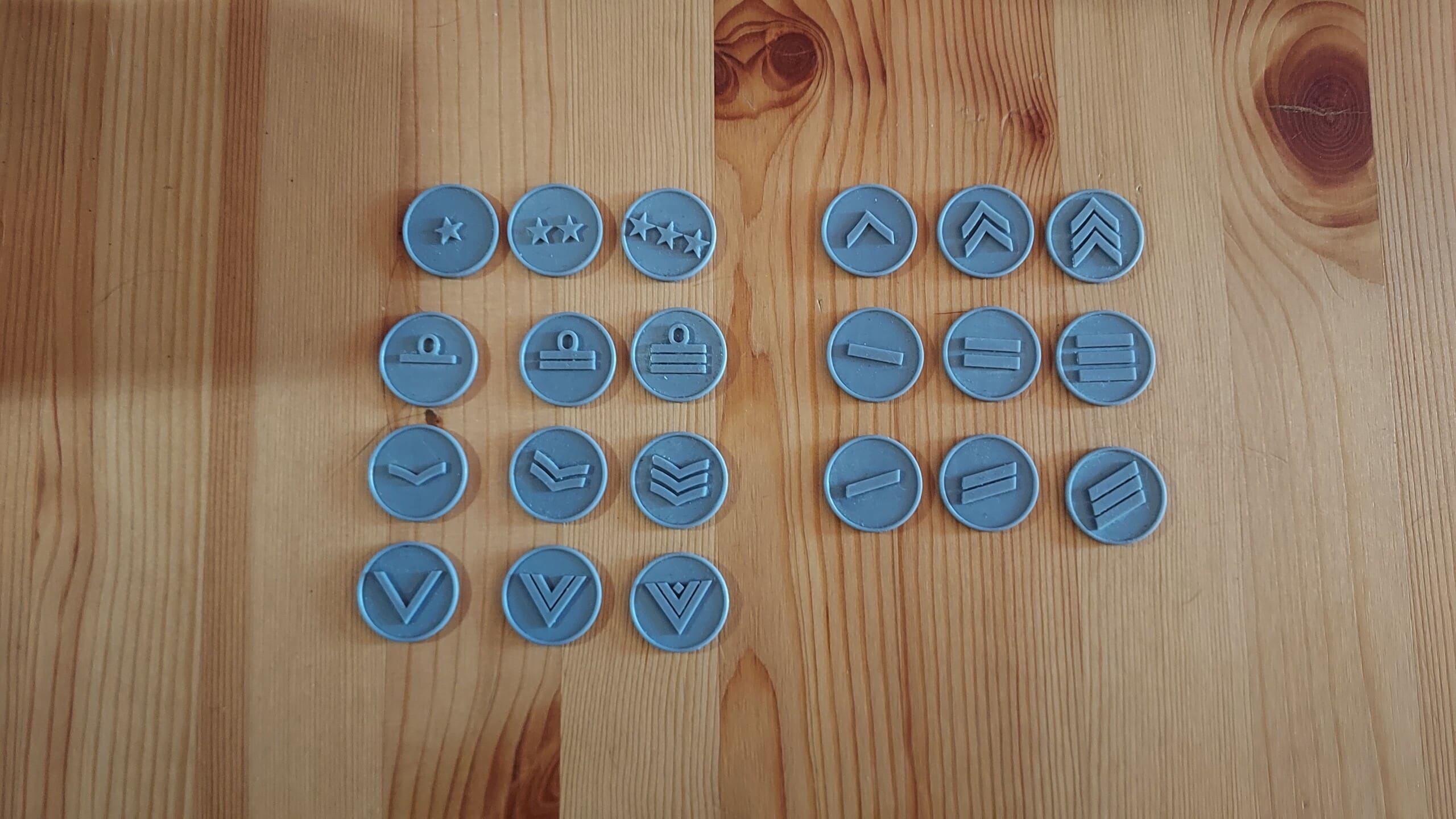 Rank Tokens Bolt Action by Arvernes Miniatures - Wargaming3D