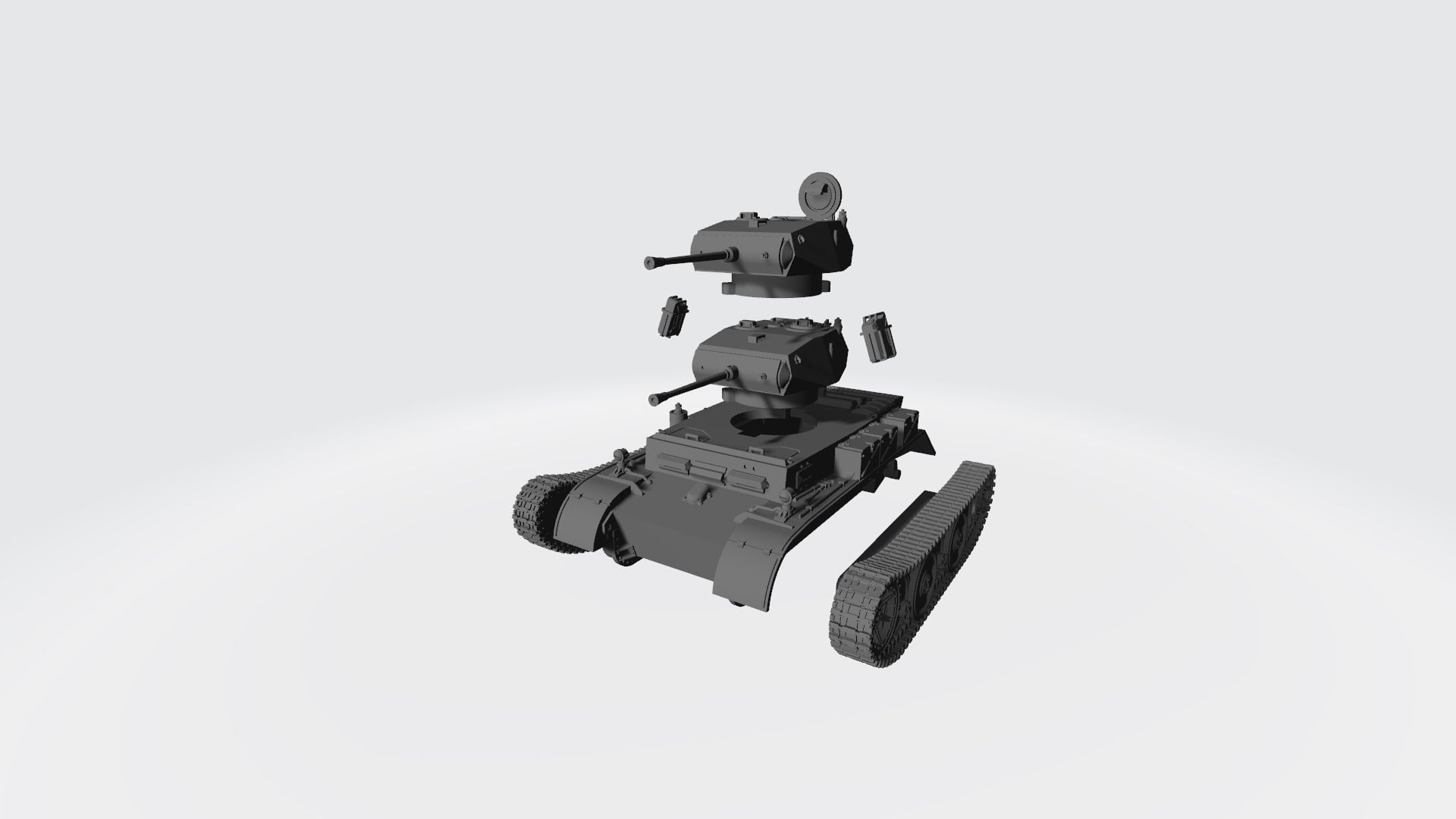 Panzer 2 Luchs 1/56(28mm) by Arvernes Miniatures - Wargaming3D