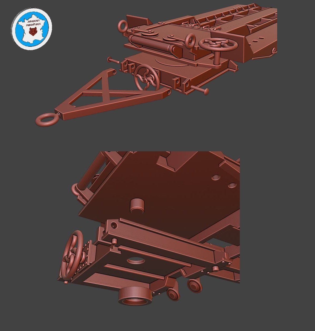 M19 Diamond T980 (1/56) by Arvernes Miniatures - Wargaming3D