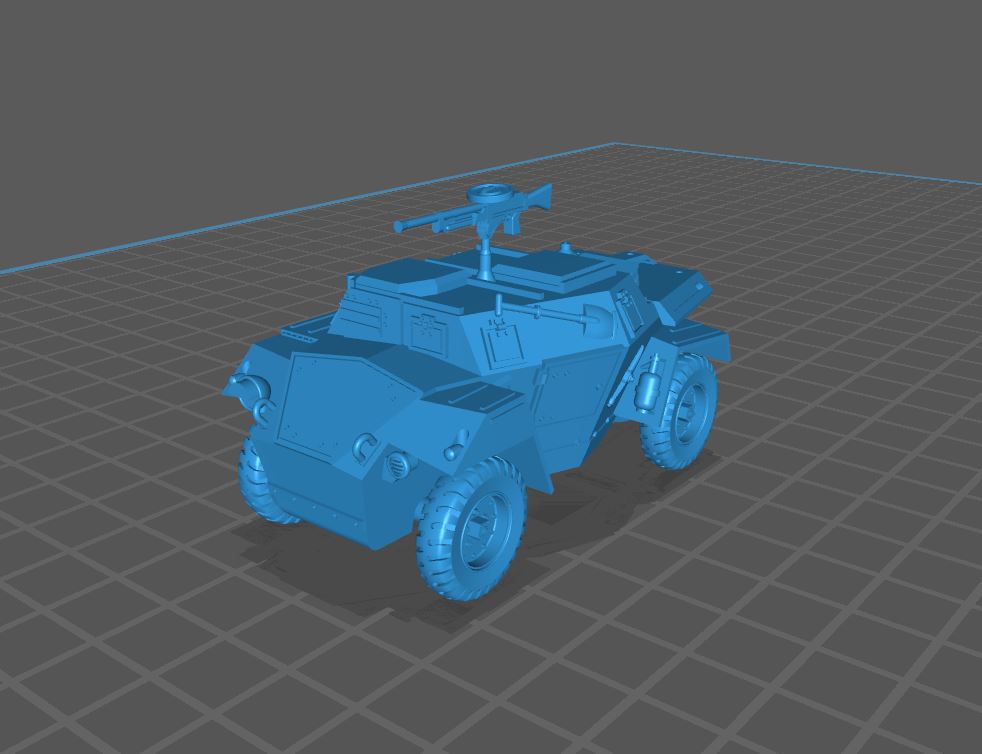 Humber Scout Car 1/56(28mm) by Arvernes Miniatures - Wargaming3D