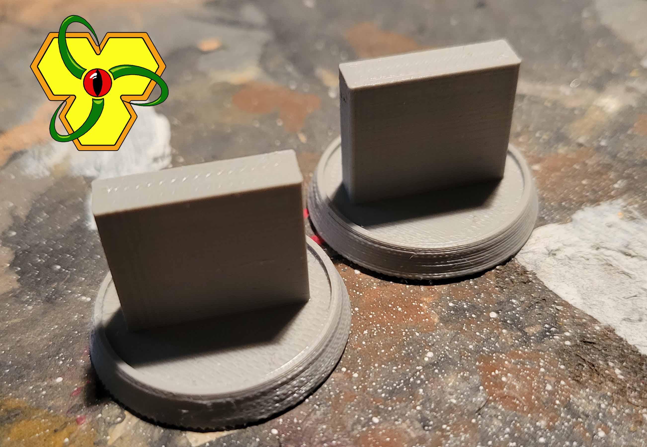 30mm Painting Bases -FDM 3D Printable by Yellow Sign Studio - Wargaming3D