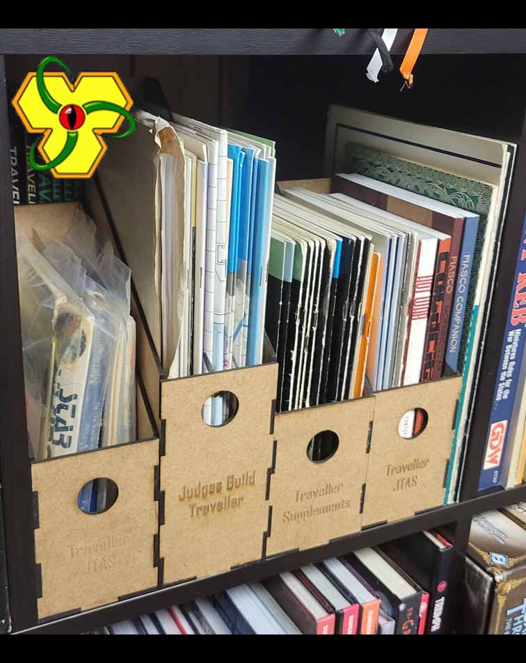 Laser Cut Magazine and Journal Shelf Keepers (Customizable) by Yellow ...