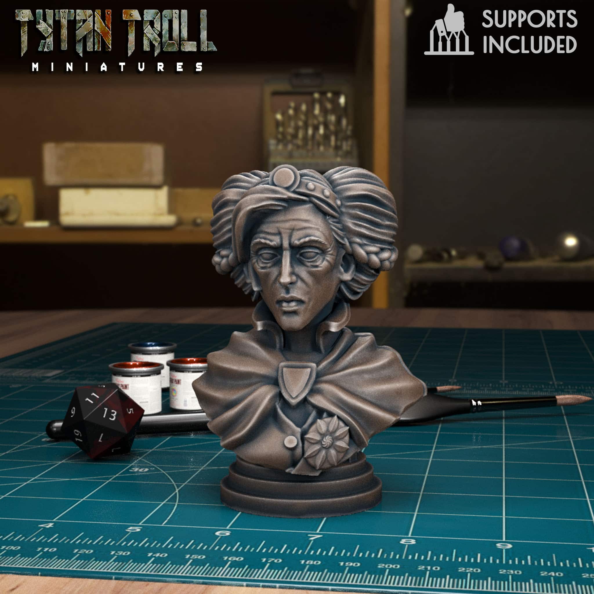 Curse of Strahd - Lady Watcher Bust [Pre-Supported] by TytanTroll ...
