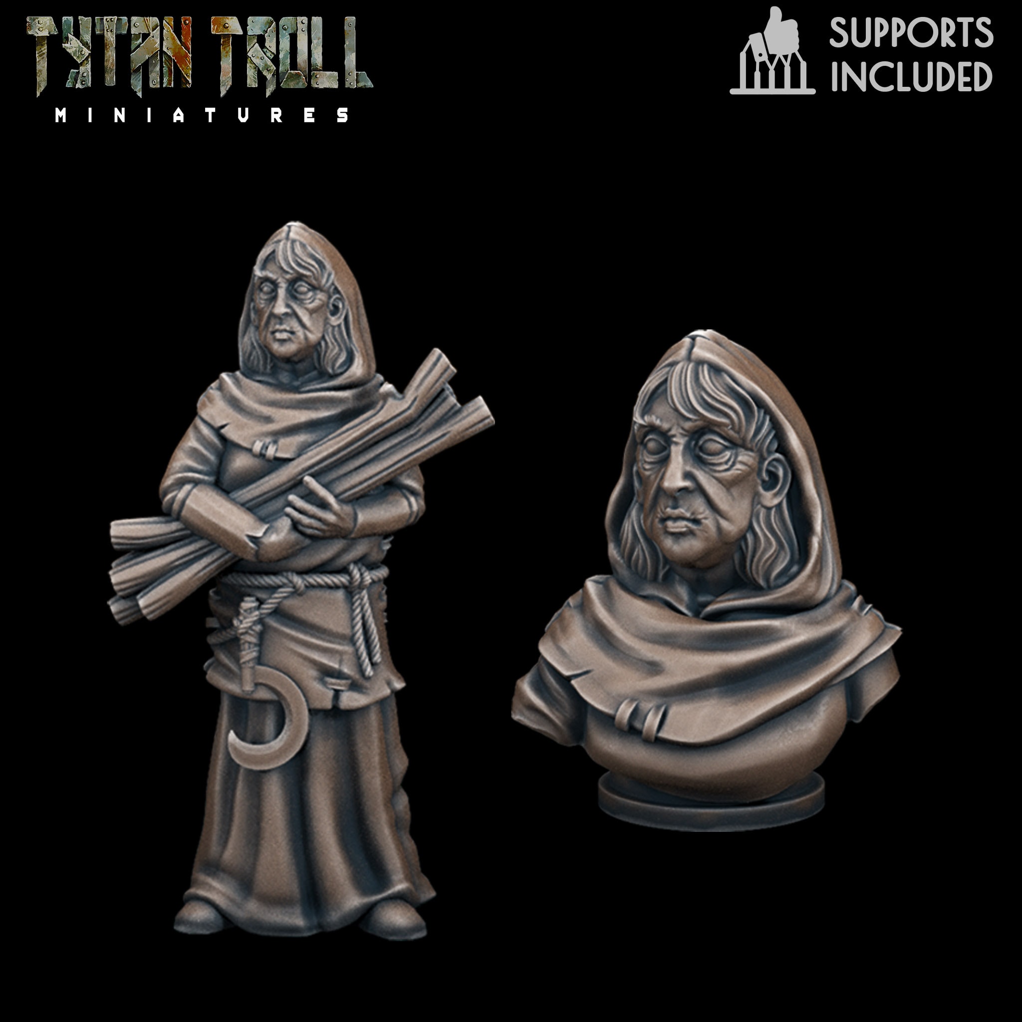 Curse of Strahd - Mad Mary Mini Bust Combo [Pre-Supported] by ...