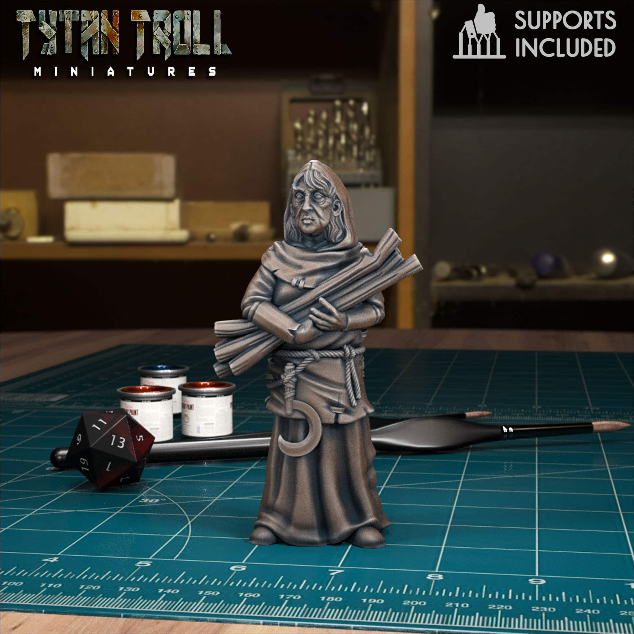 Curse of Strahd - Mad Mary [Pre-Supported] by TytanTroll Miniatures ...