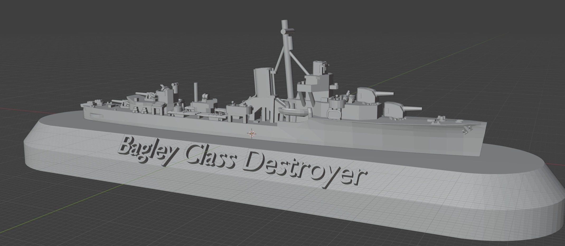 USN Bagley Class Destroyer by Allan's Corner - Wargaming3D