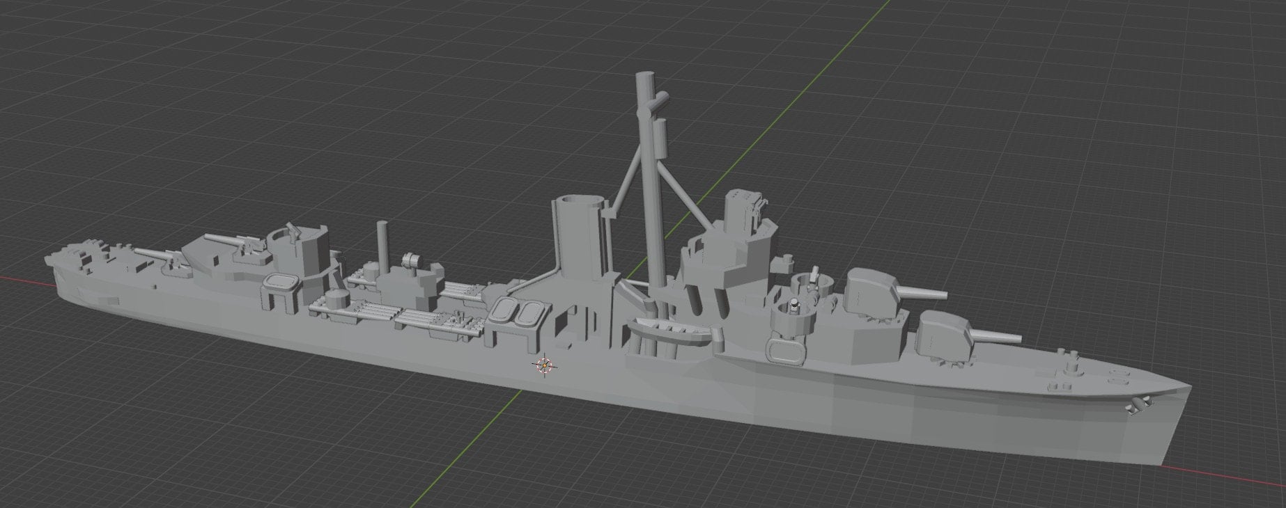 USN Bagley Class Destroyer by Allan's Corner - Wargaming3D
