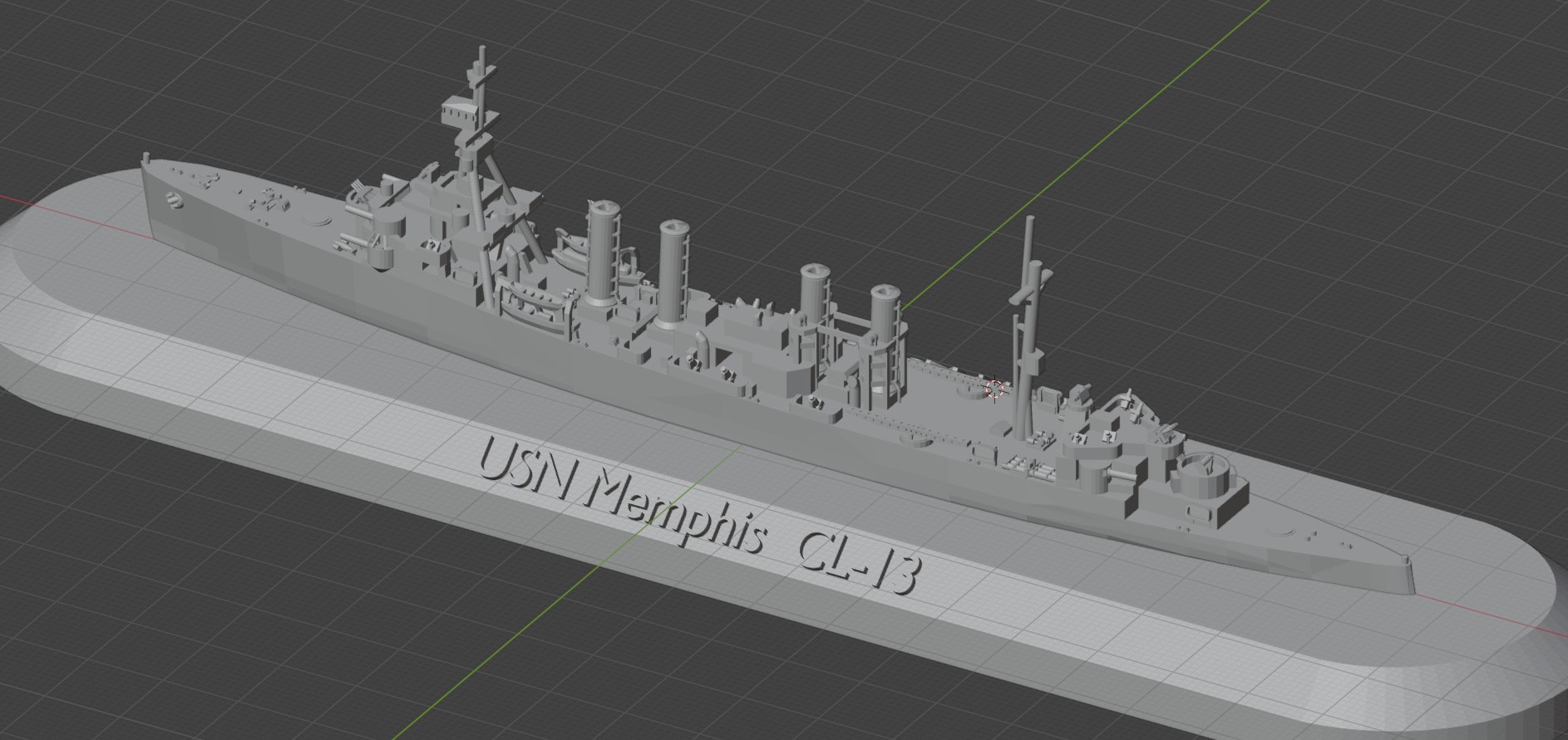 USN Omaha class light Cruisers by Allan's Corner - Wargaming3D