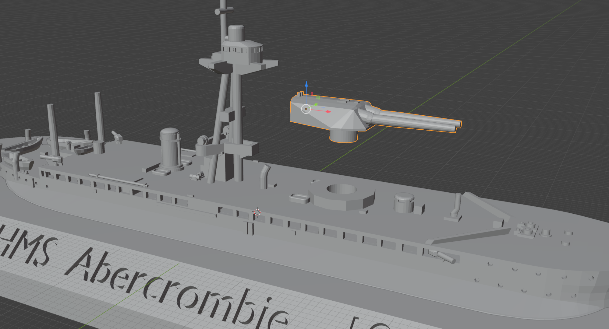 Abercrombie Class Monitor by Allan's Corner - Wargaming3D