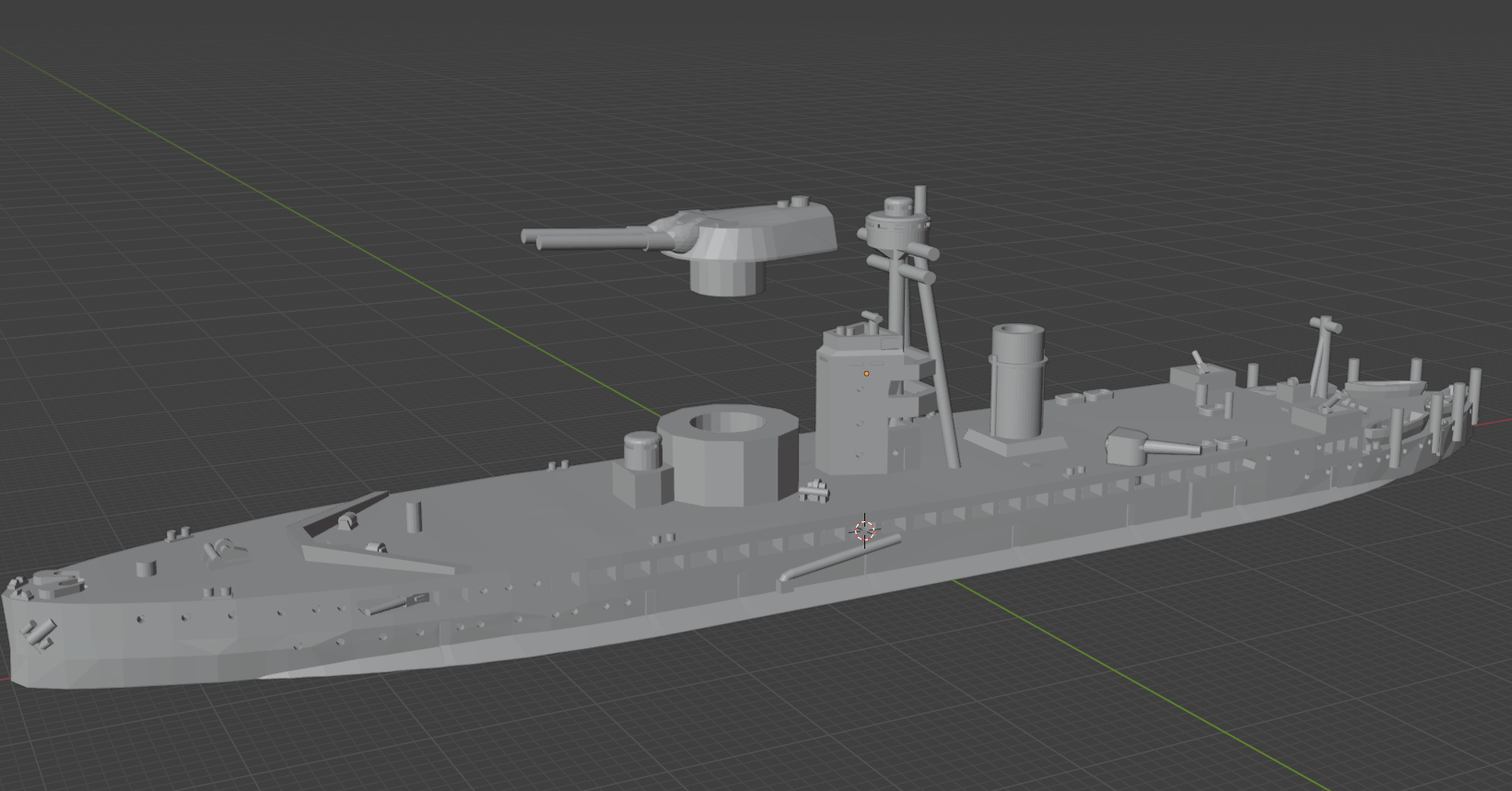 Erebus Class Monitor - 1916 by Allan's Corner - Wargaming3D