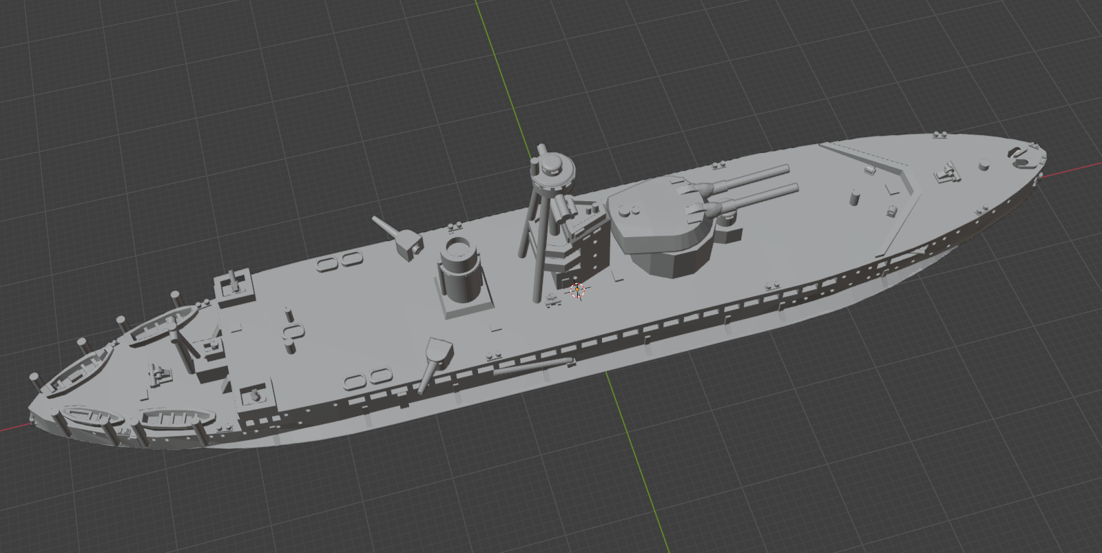 Erebus Class Monitor - 1916 by Allan's Corner - Wargaming3D