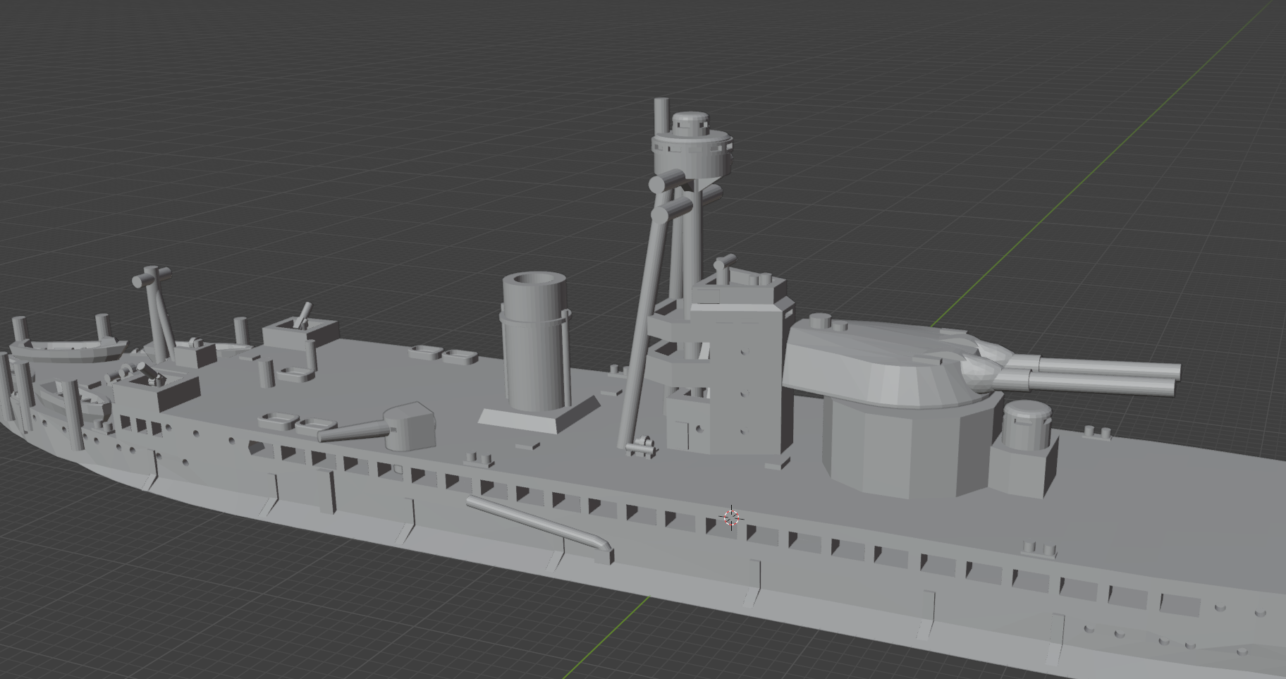Erebus Class Monitor - 1916 by Allan's Corner - Wargaming3D