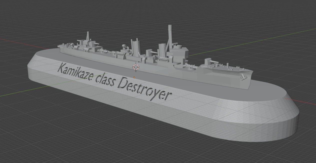 IJN Kamikaze class Destroyer by Allan's Corner - Wargaming3D