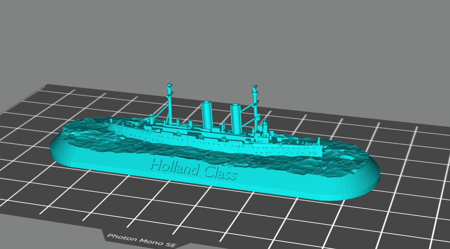 Holland class Cruisers on Ocean base. by Allan's Corner - Wargaming3D