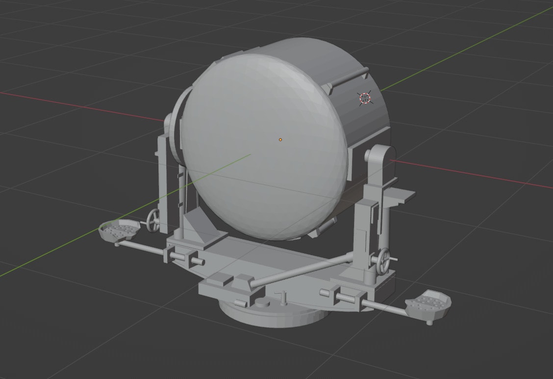 150cm Flak Searchlight (28mm) by Allan's Corner - Wargaming3D