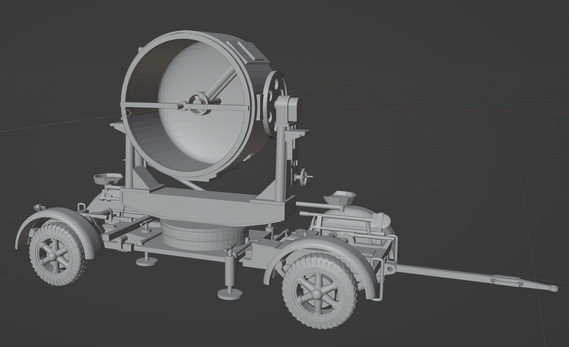 150cm Flak Searchlight (28mm) by Allan's Corner - Wargaming3D