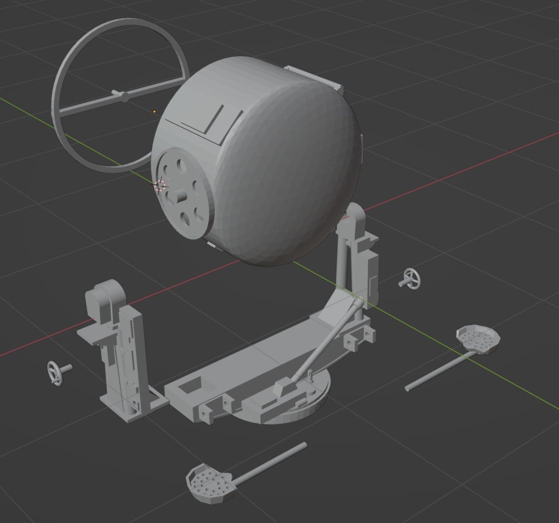 150cm Flak Searchlight (28mm) by Allan's Corner - Wargaming3D