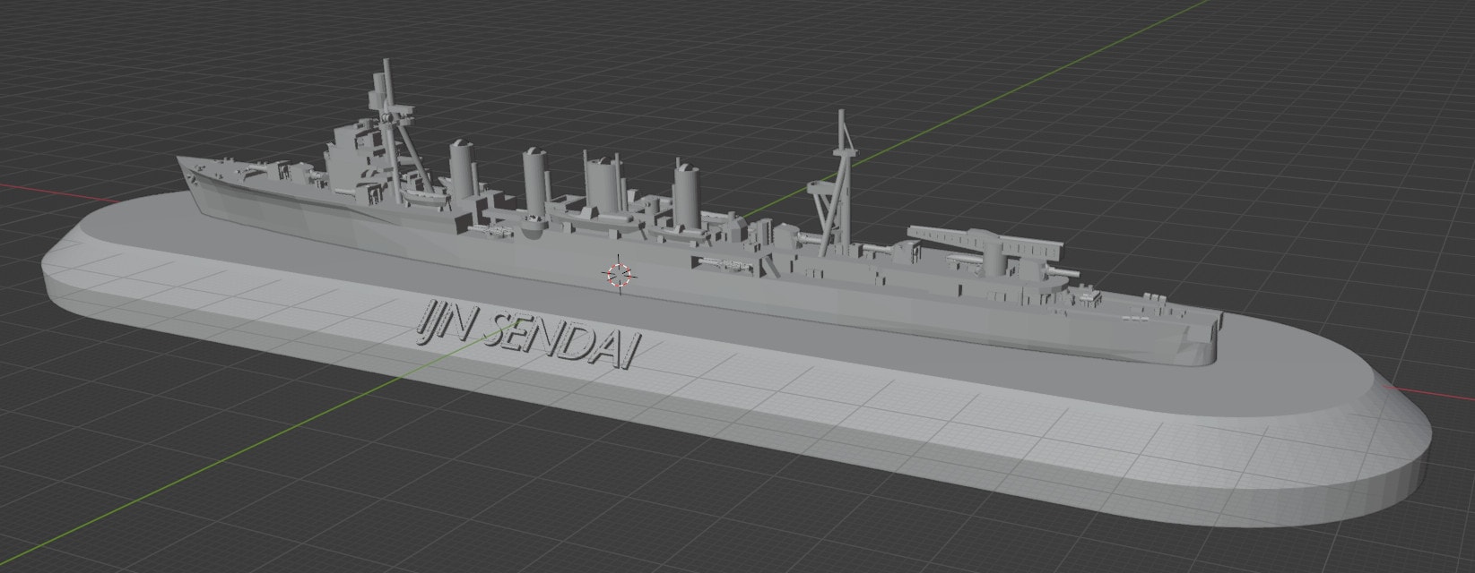 Japanese Sendai Class Light Cruiser by Allan's Corner - Wargaming3D