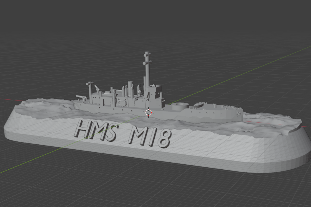 HMS M18 by Allan's Corner - Wargaming3D
