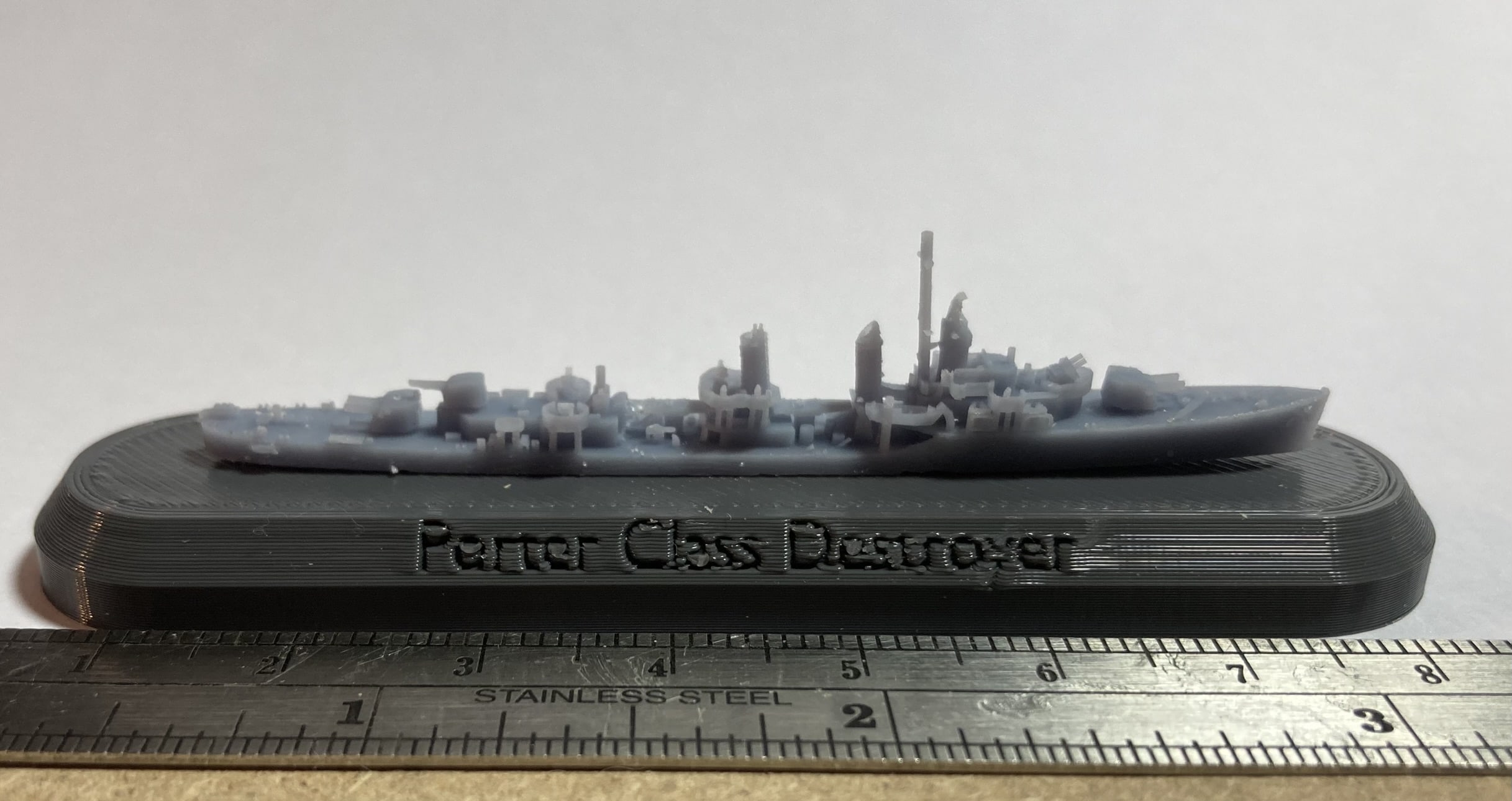 USN Porter class Destroyer (1943 - 5 x 5 inch guns) by Allan's Corner ...