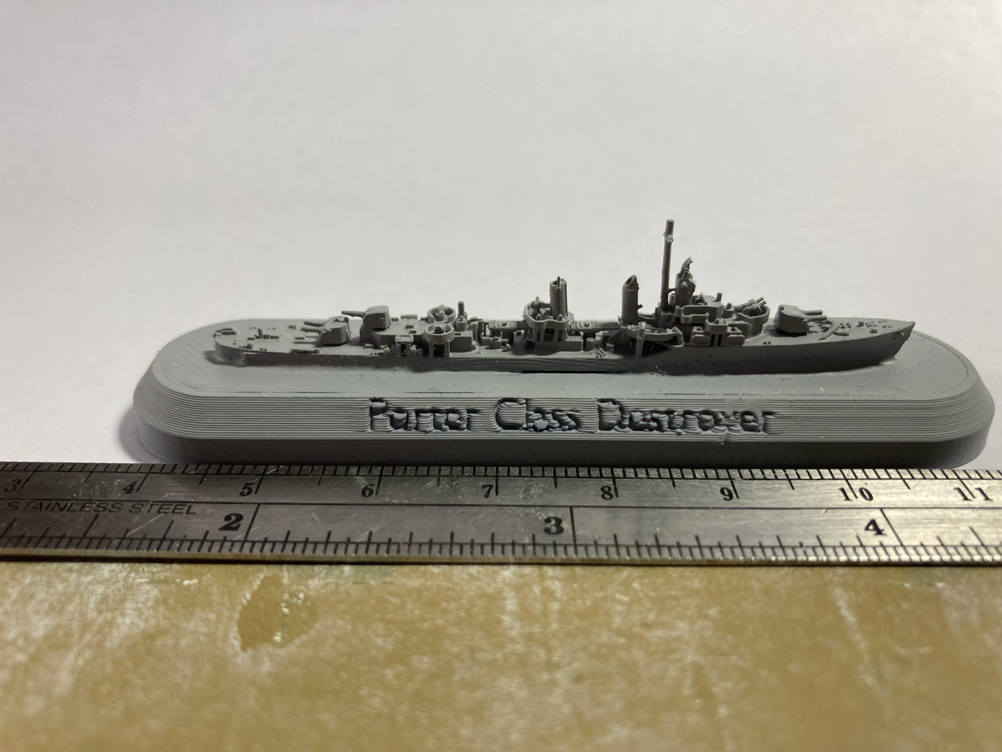 USN Porter class Destroyer (1943 - 5 x 5 inch guns) by Allan's Corner ...