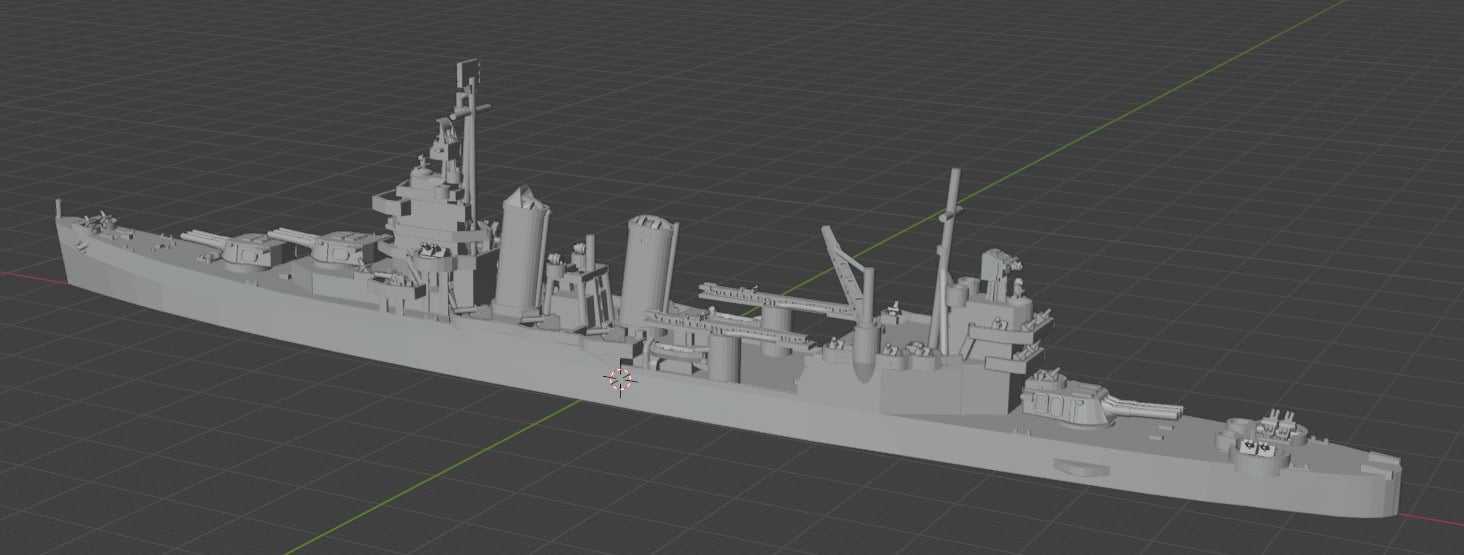 New Orleans Class Heavy Cruisers - 1943 version by Allan's Corner ...