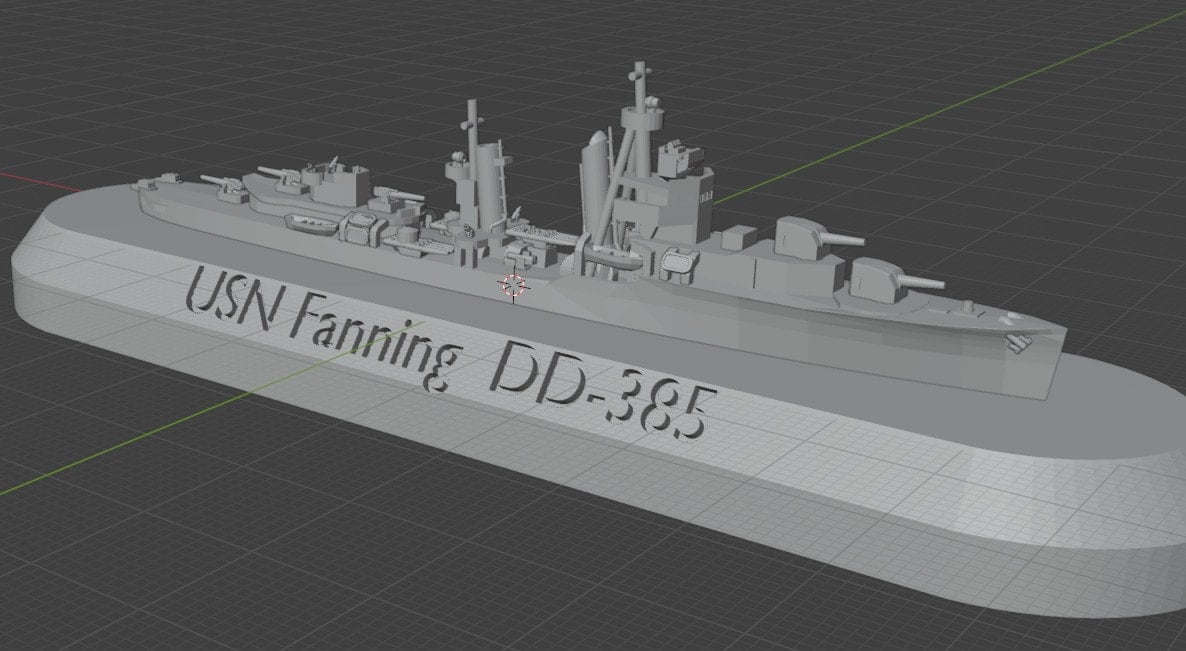 USN Mahan Class Destroyer by Allan's Corner - Wargaming3D