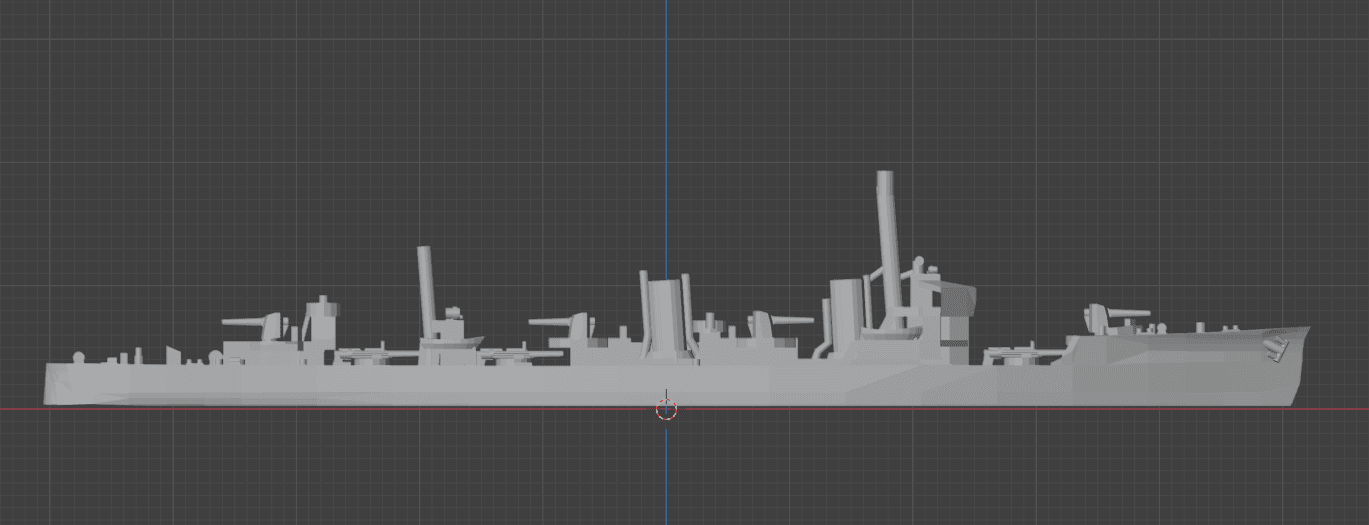 IJN Minikaze class Destroyer by Allan's Corner - Wargaming3D