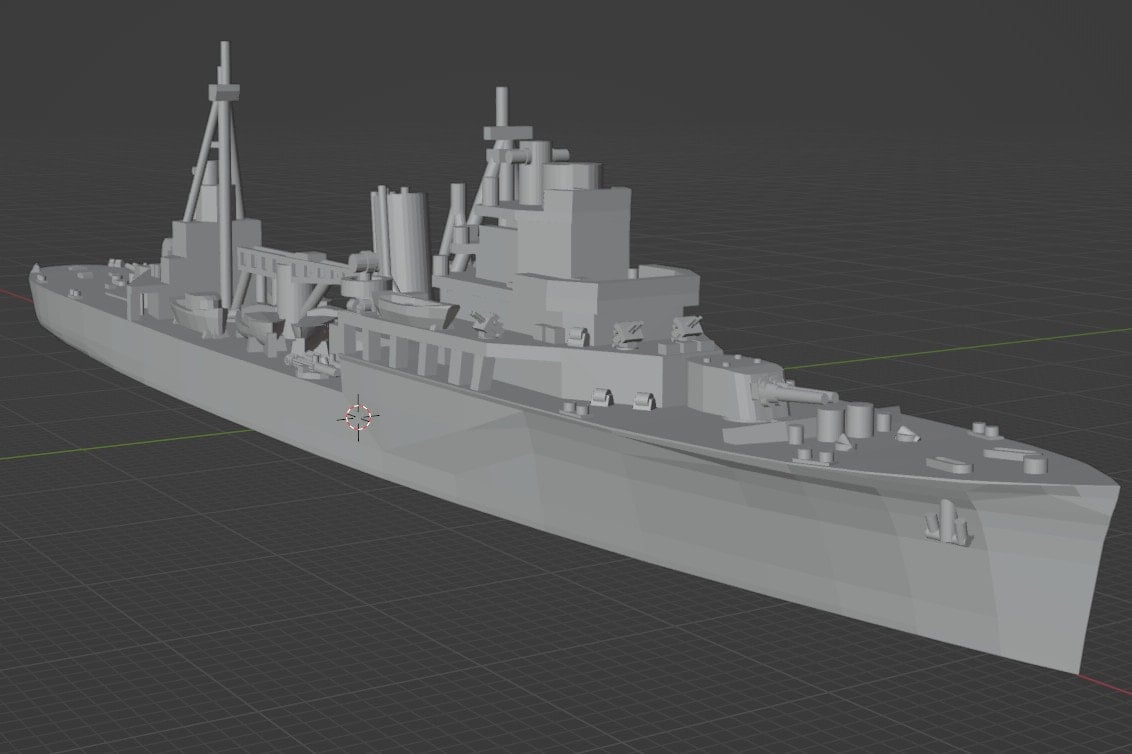 Japanese Katori class Cruiser by Allan's Corner - Wargaming3D