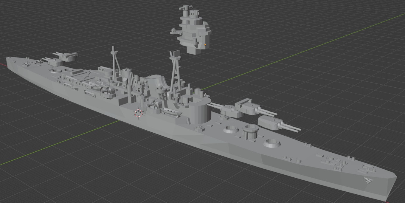 Japanese Myoko Class Heavy Cruiser by Allan's Corner - Wargaming3D