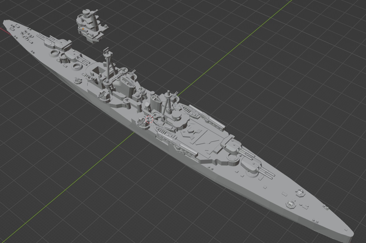 Japanese Myoko Class Heavy Cruiser by Allan's Corner - Wargaming3D