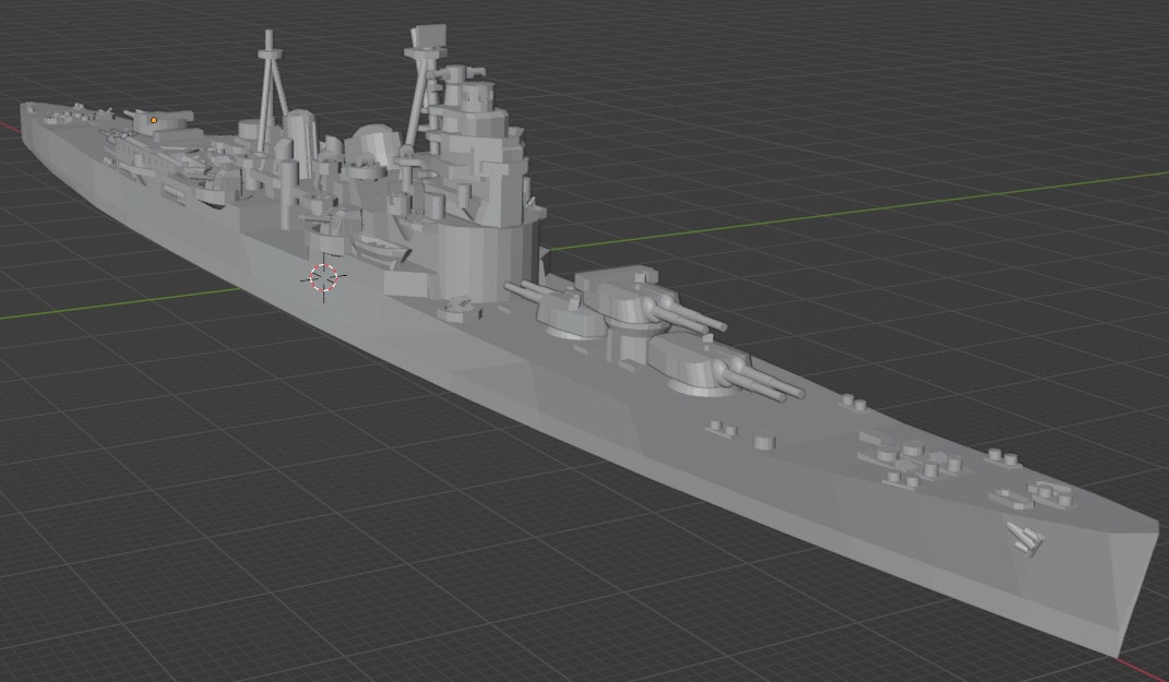 Japanese Myoko Class Heavy Cruiser by Allan's Corner - Wargaming3D