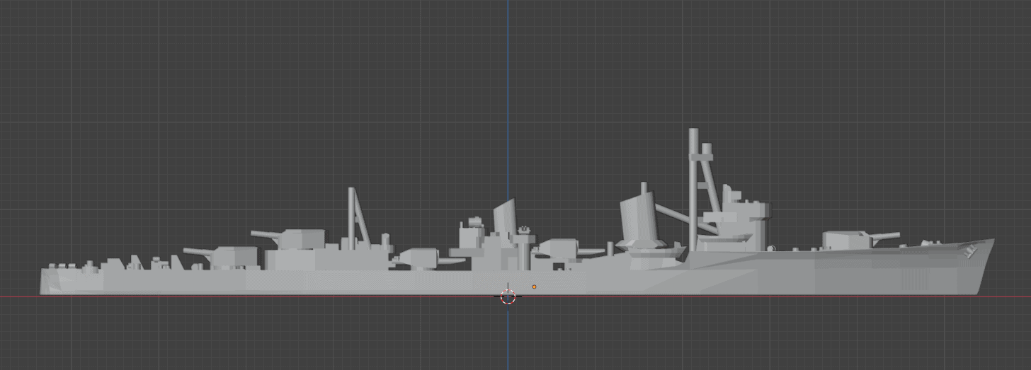 IJN Asashino class Destroyer by Allan's Corner - Wargaming3D