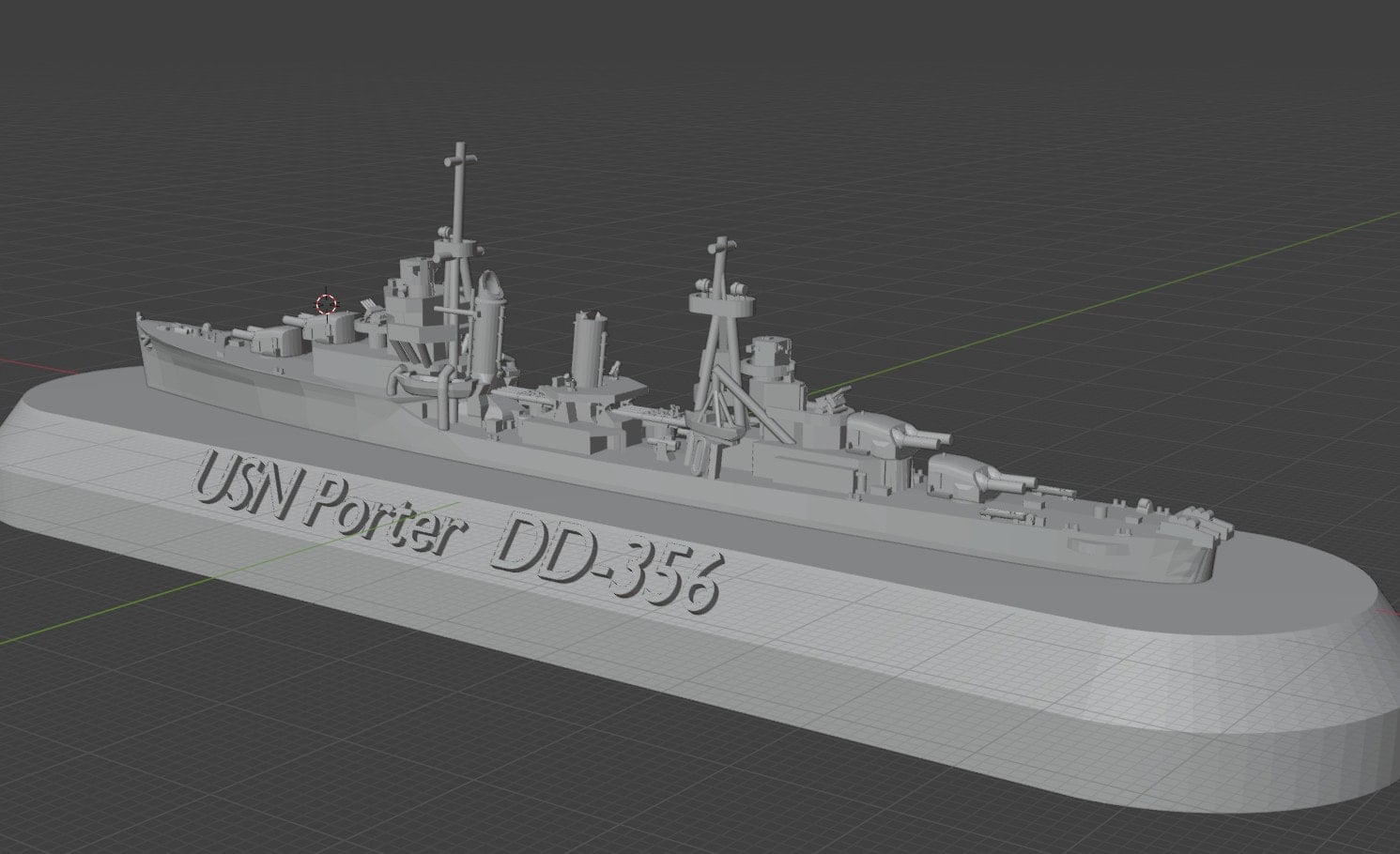 USN Porter Class Destroyer (5 versions, 1940 ~ 1945) by Allan's Corner ...