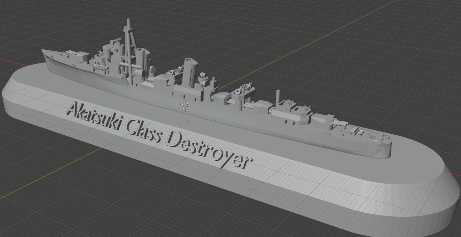 IJN Akatsuki class Destroyer by Allan's Corner - Wargaming3D