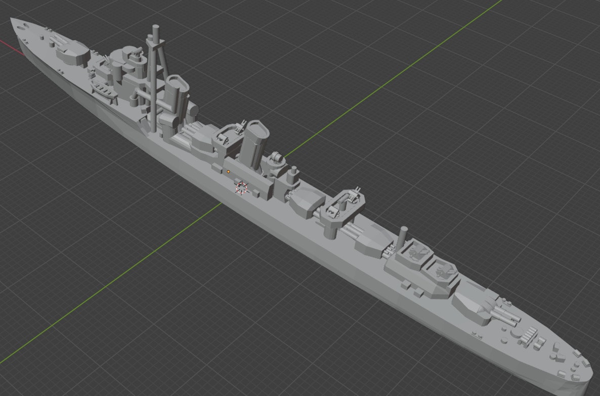 IJN Akatsuki class Destroyer by Allan's Corner - Wargaming3D