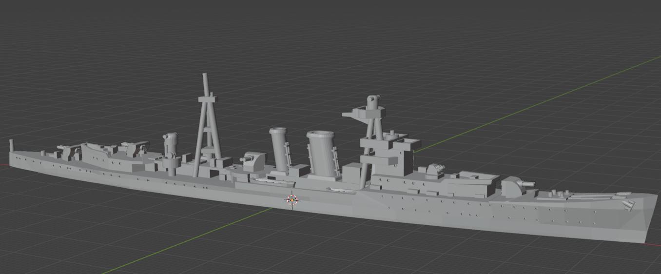 Carlisle Class Cruisers post-1938 by Allan's Corner - Wargaming3D