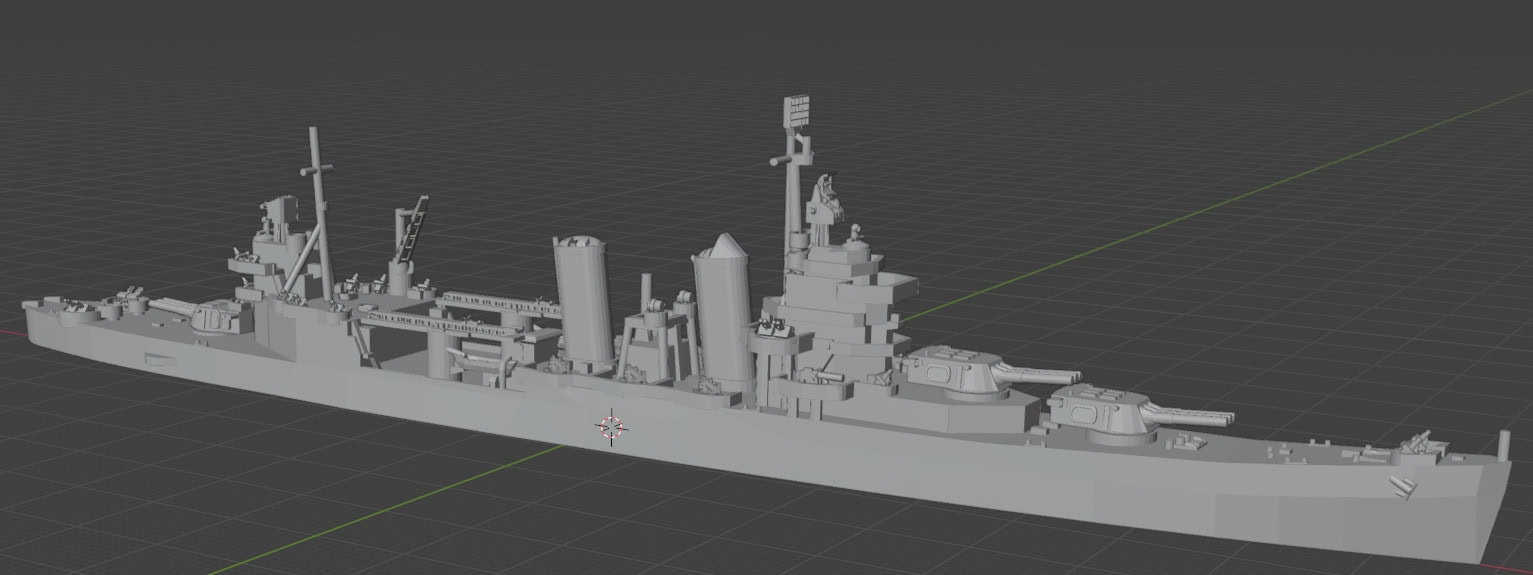 New Orleans Class Heavy Cruisers - 3 versions 1942, 1943, 1944 by Allan ...