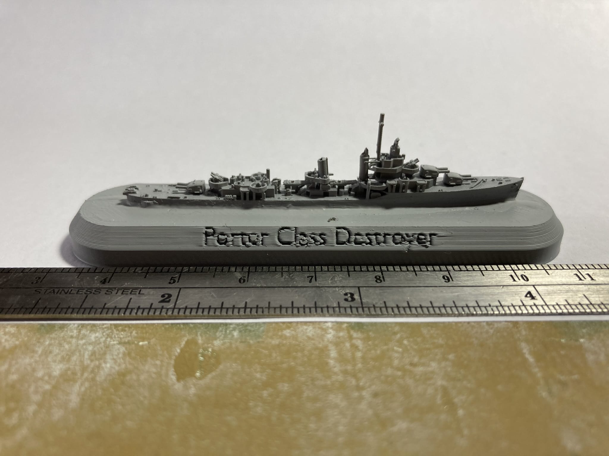 USN Porter class Destroyer (1943 - 6 x 5 inch guns) by Allan's Corner ...