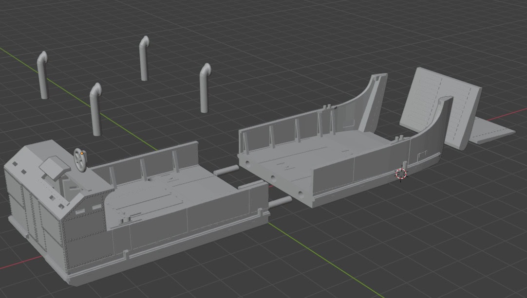 Landing Craft Mechanised - Mk1 by Allan's Corner - Wargaming3D