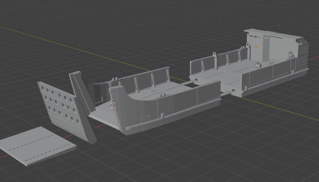 Landing Craft Mechanised - Mk1 by Allan's Corner - Wargaming3D