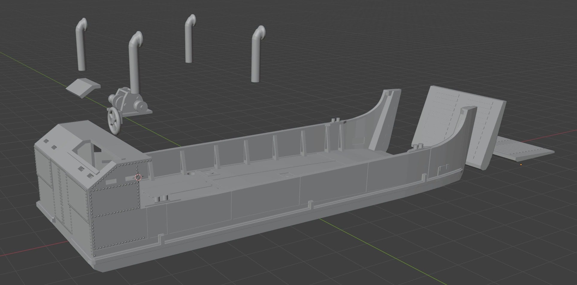 Landing Craft Mechanised - Mk1 by Allan's Corner - Wargaming3D