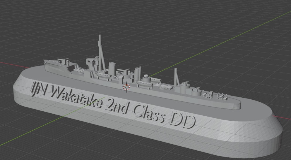 IJN Wakatake 2nd class Destroyer by Allan's Corner - Wargaming3D