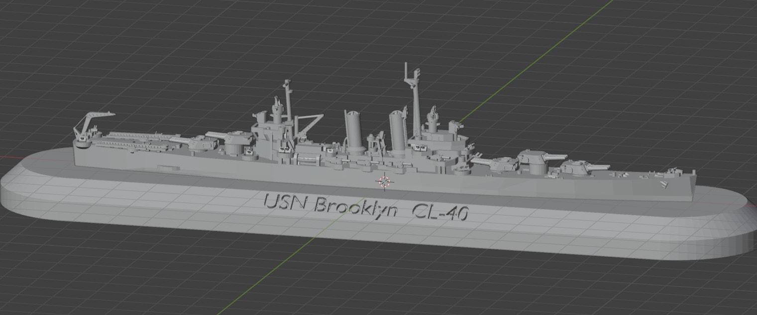 Brooklyn Class light Cruisers by Allan's Corner - Wargaming3D