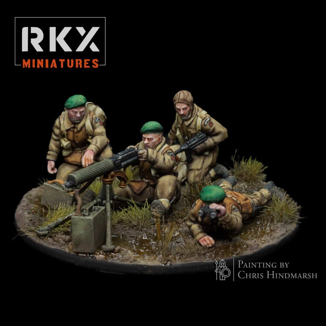 British Commando Vickers Machine Gun Team by RKXminiatures - Wargaming3D