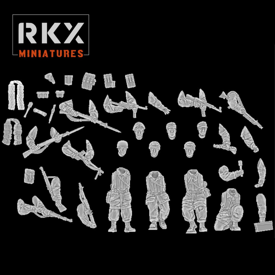 Fallschirmjager Multi-Part Kit by RKXminiatures - Wargaming3D