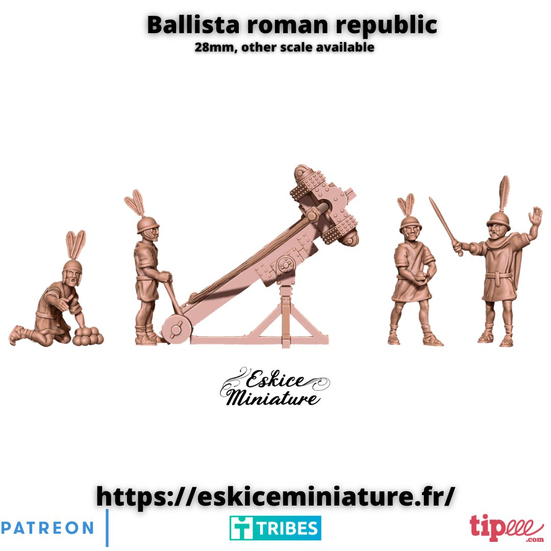 Ballista Roman Republic - 28mm by Eskice Miniature - Wargaming3D