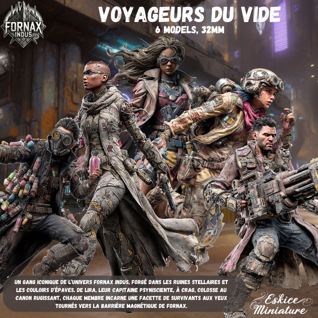 Void Voyager gang pack - Fornax Indus by Eskice Miniature - MiniHoarder