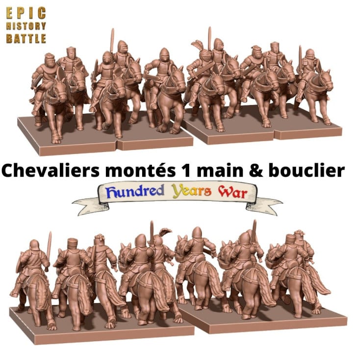 Hundred Years War and Medieval - FULL FIGURINES COLLECTION - 15mm EHB ...